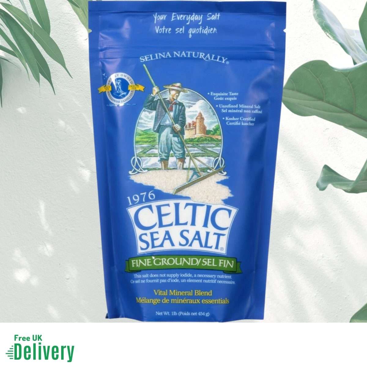 Celtic Sea Salt® Brand Fine Ground (1 lb) ~ Vital Mineral Blend ...